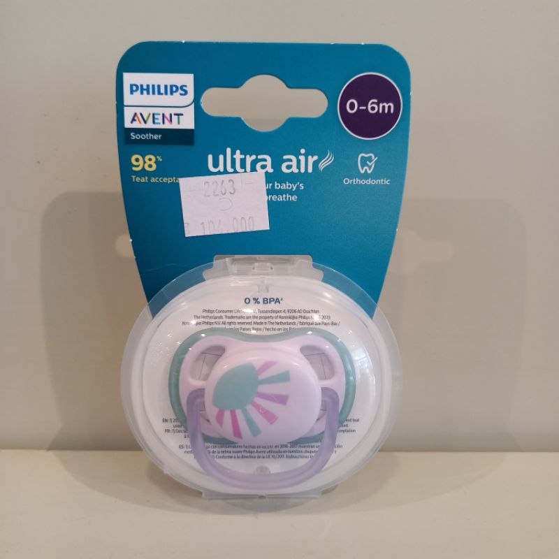 Jual Avent Ultra Air 0-6m - Empeng Bayi | Shopee Indonesia