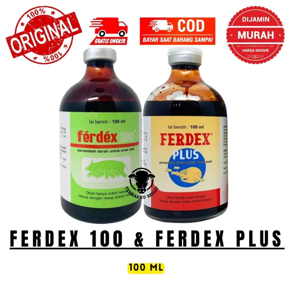 Jual FERDEX 100 ml & FERDEX PLUS 100 ml - Penambah Darah Anak Babi Zat ...