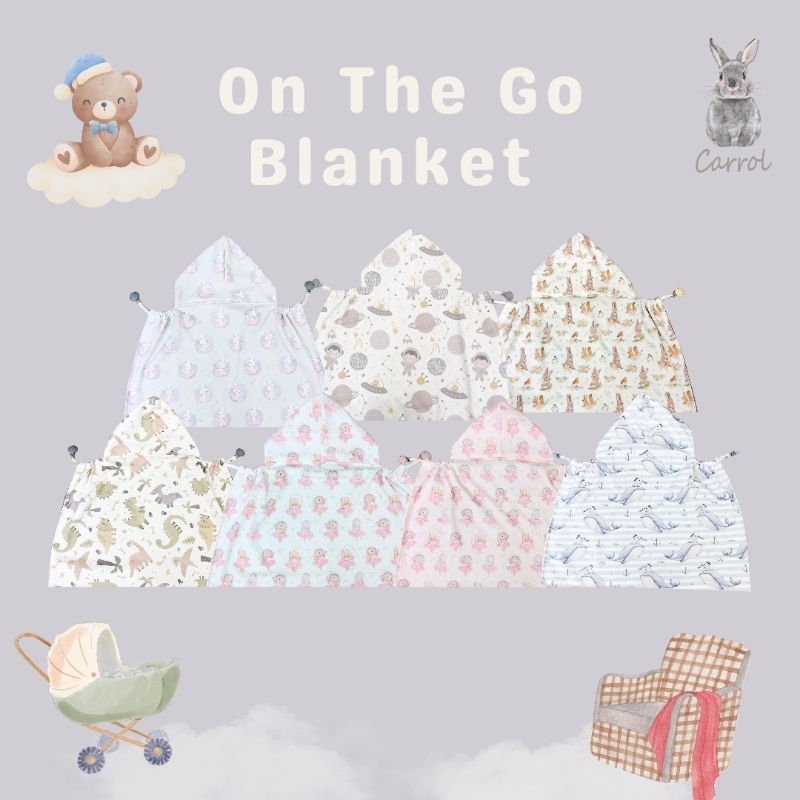 Jual Carrol Baby On The Go Blanket - Selimut On The Go Bayi - 2026 ...