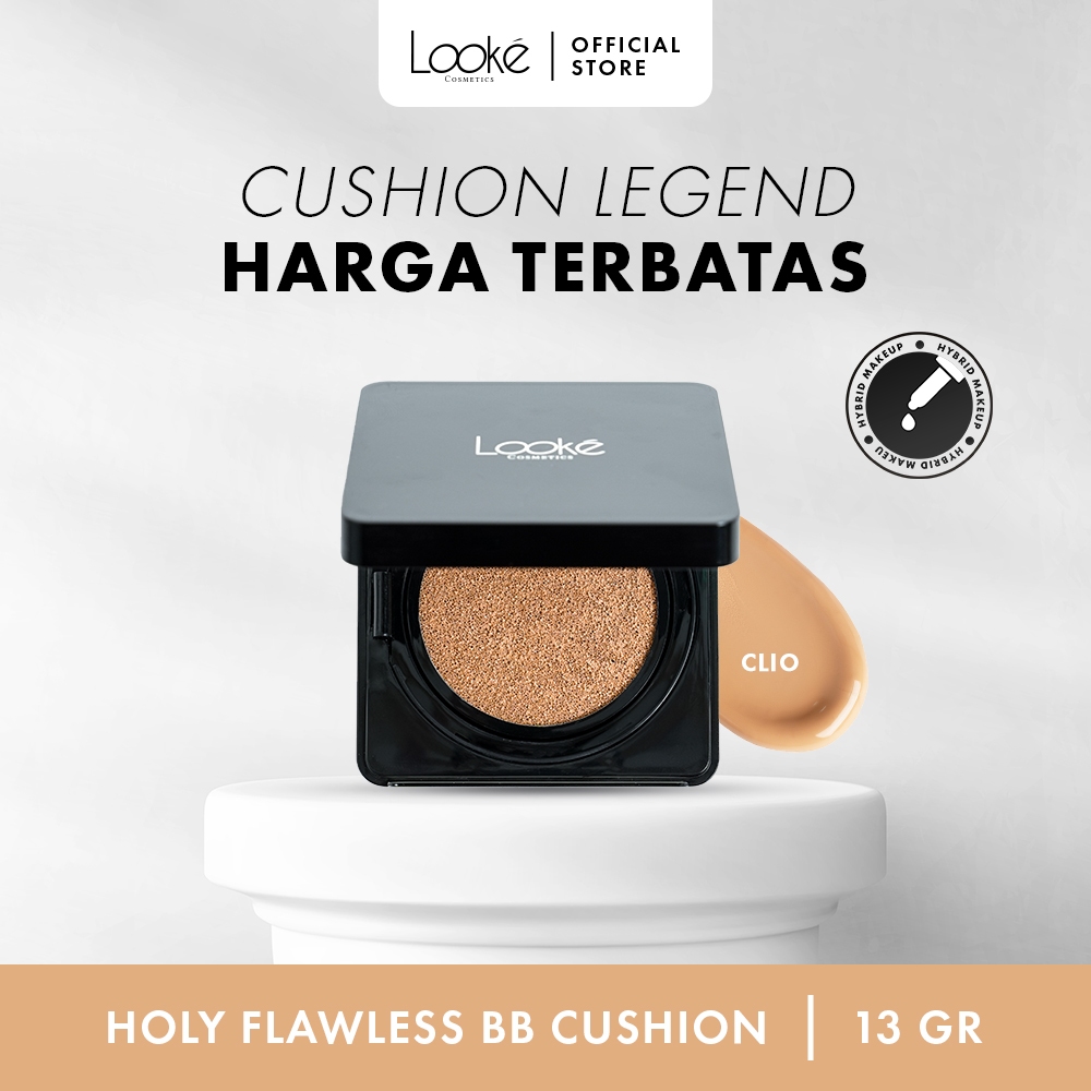 Jual [CLEARANCE SALE] Looke Holy Flawless BB Cushion Clio 13g (ED 06/26 ...