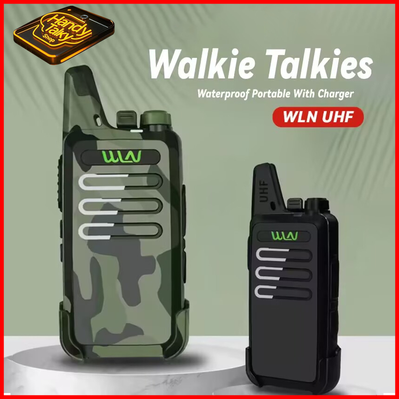 Jual HT Walkie Talkie WLN C1 UHF Handy Talky Two way Radio C1 400-470Mhz 16 Channel Walkie ...