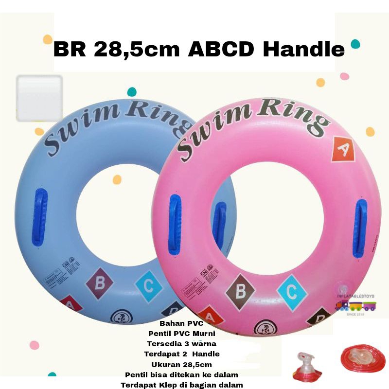 Jual Ban Renang Anak Bulat Swimring ABCD 70 (28,5cm) Aman SNI LkL ...