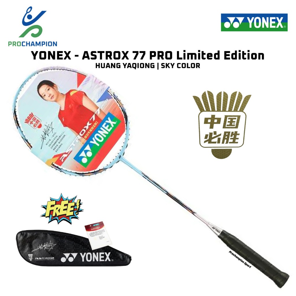 Jual Raket Badminton YONEX ASTROX 77 Pro LTD Huang Yaqiong Sky Color | Shopee Indonesia