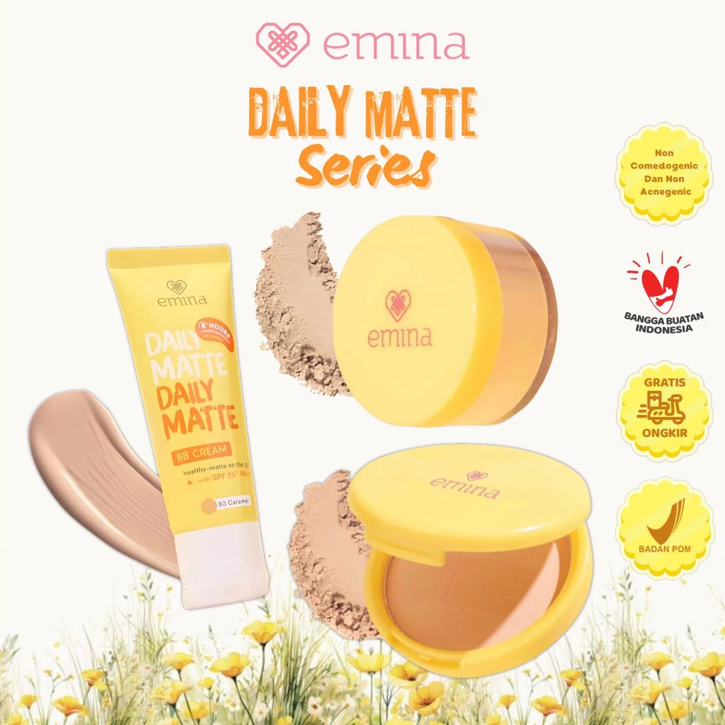 Jual EMINA Daily Matte - Loose Powder | BB Cream | Compact Powder ...