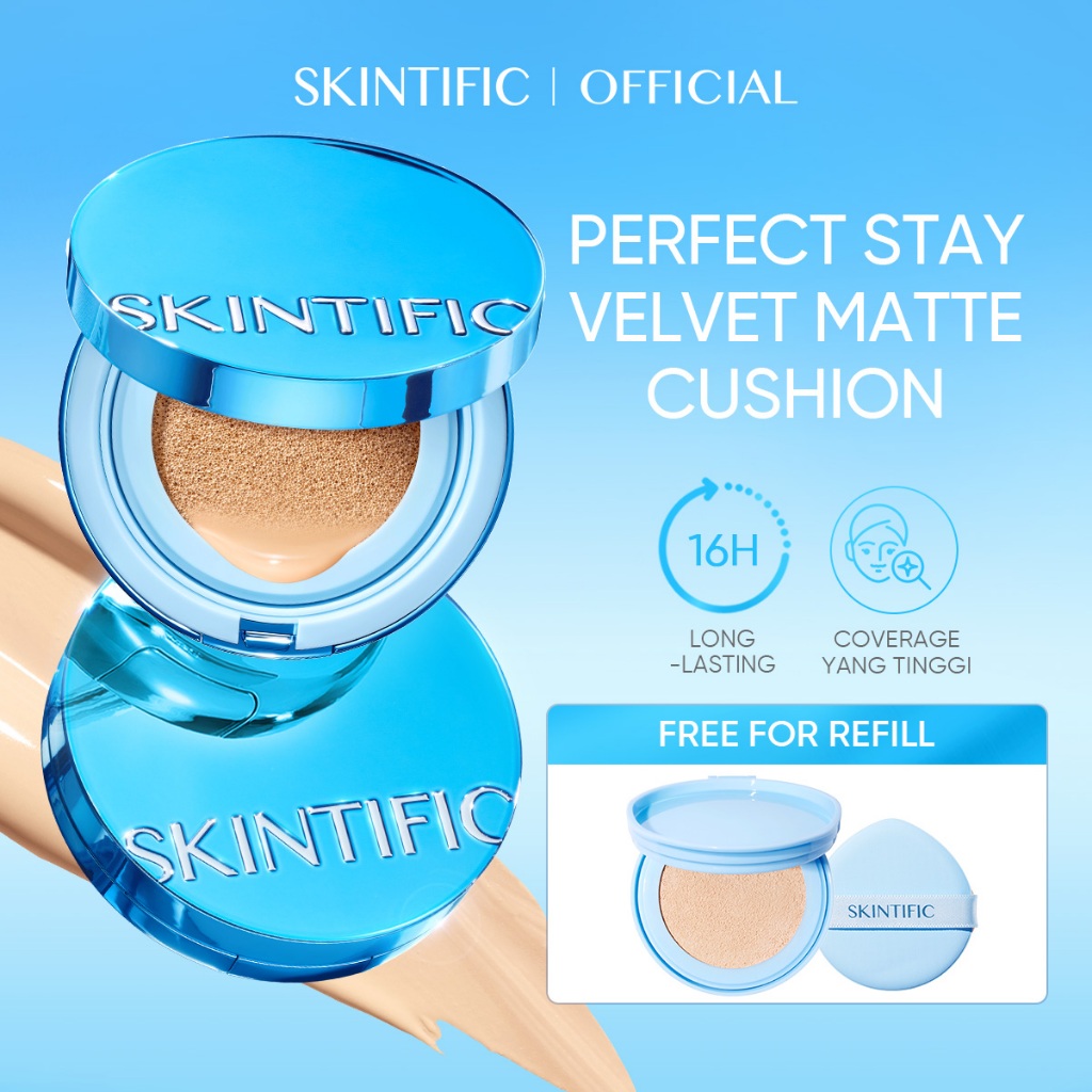 Jual SKINTIFIC -2PCS Cushion+Refill Set | Perfect Stay Velvet Matte ...