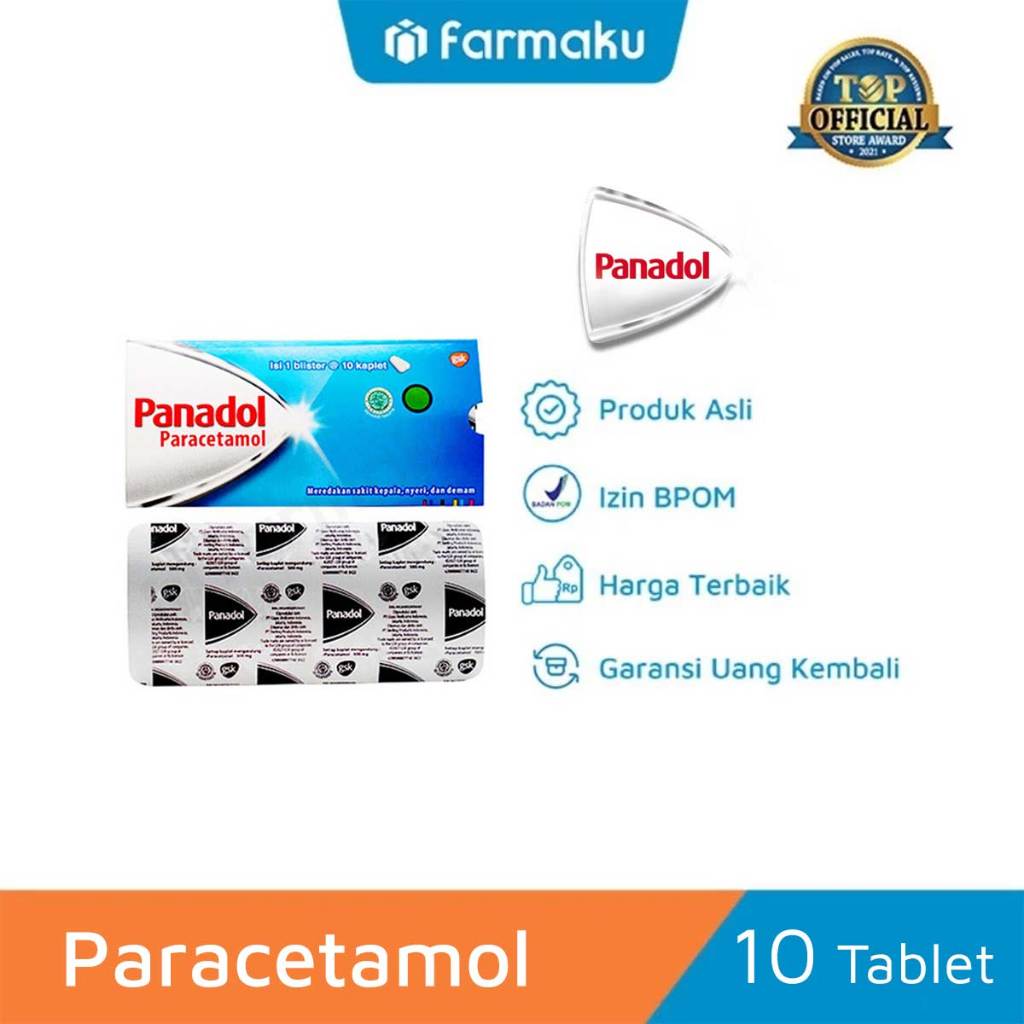 Jual Panadol Biru Strip 10 Tablet | Shopee Indonesia