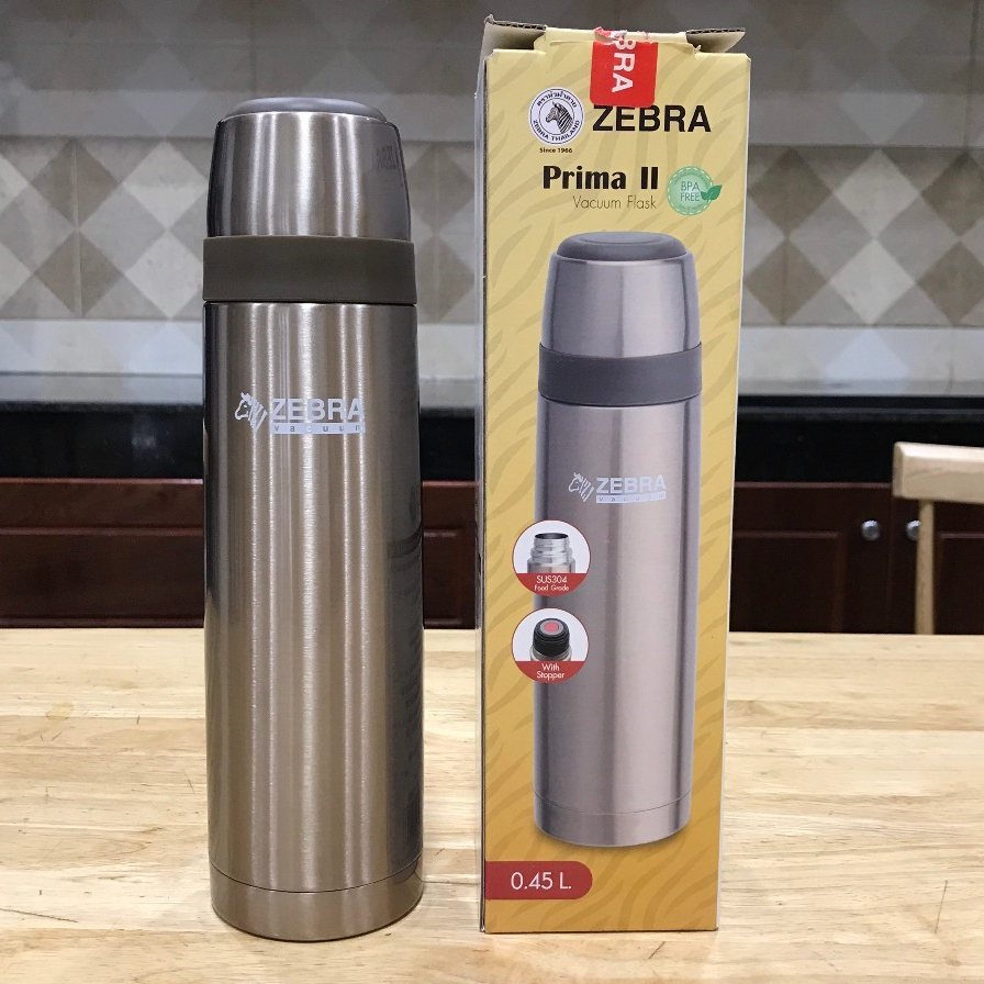 Jual Thermos Air Panas ZEBRA Stainless / Termos Air Stenlis / Vacuum ...