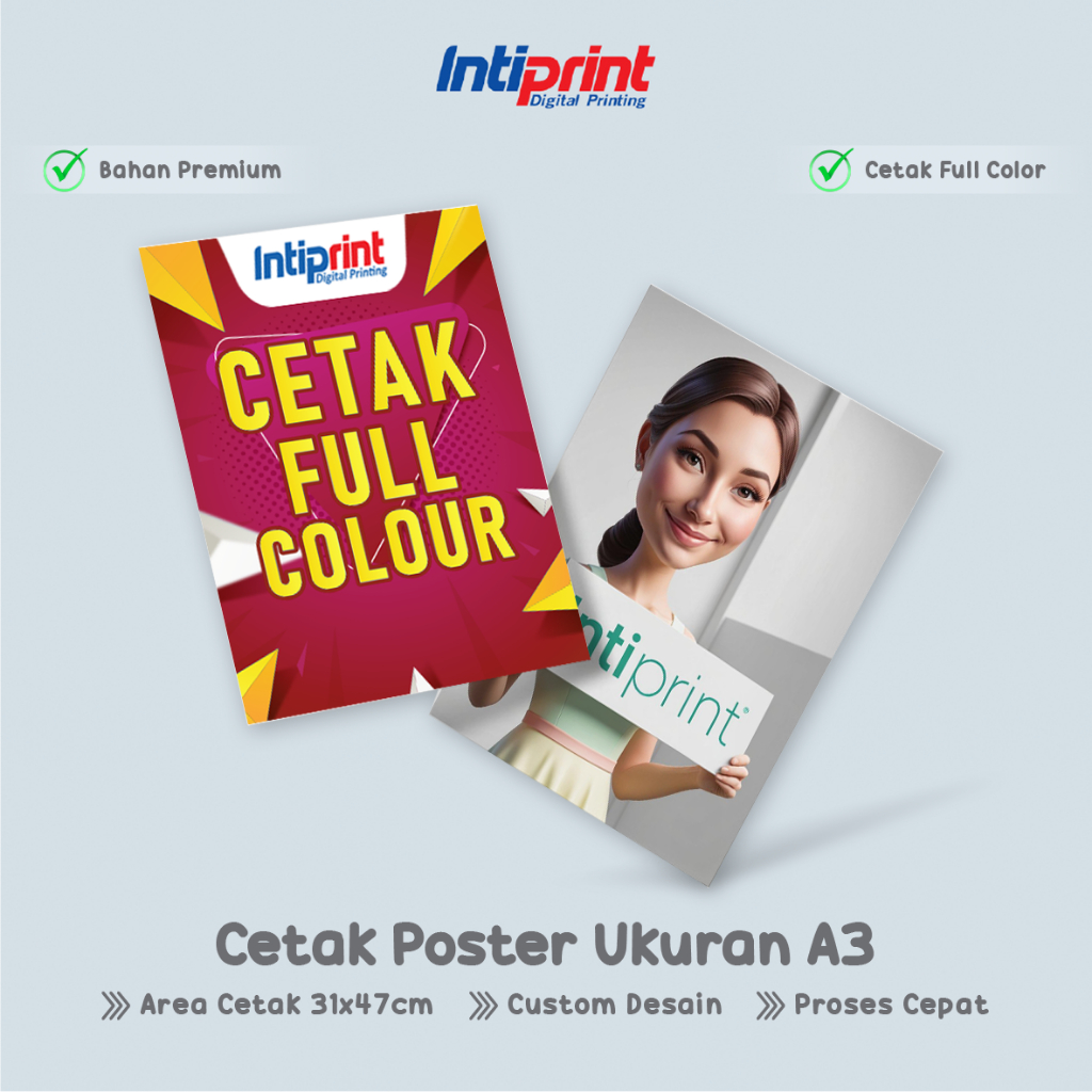 Jual Cetak Poster Art Paper 150gsm A3+ / Custom Print Poster | Shopee ...