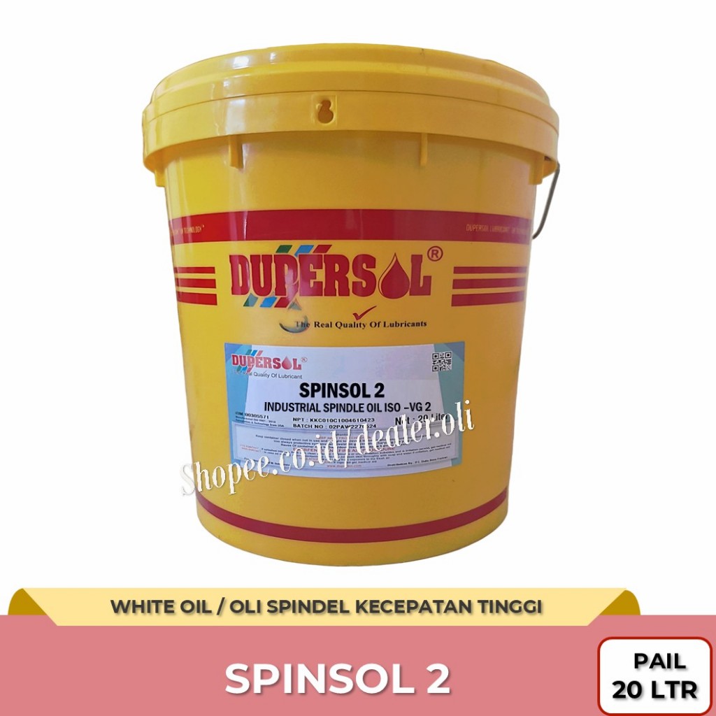 Jual DUPERSOL SPINSOL 2 Oli Spindle Pintal Benang High Speed ISO VG 2 ...