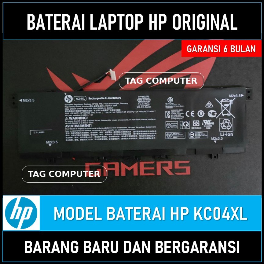 Jual BATERAI HP ENVY X360 13 AG AH AQ AR KC04XL HSTNN-DB8P ORIGINAL ...
