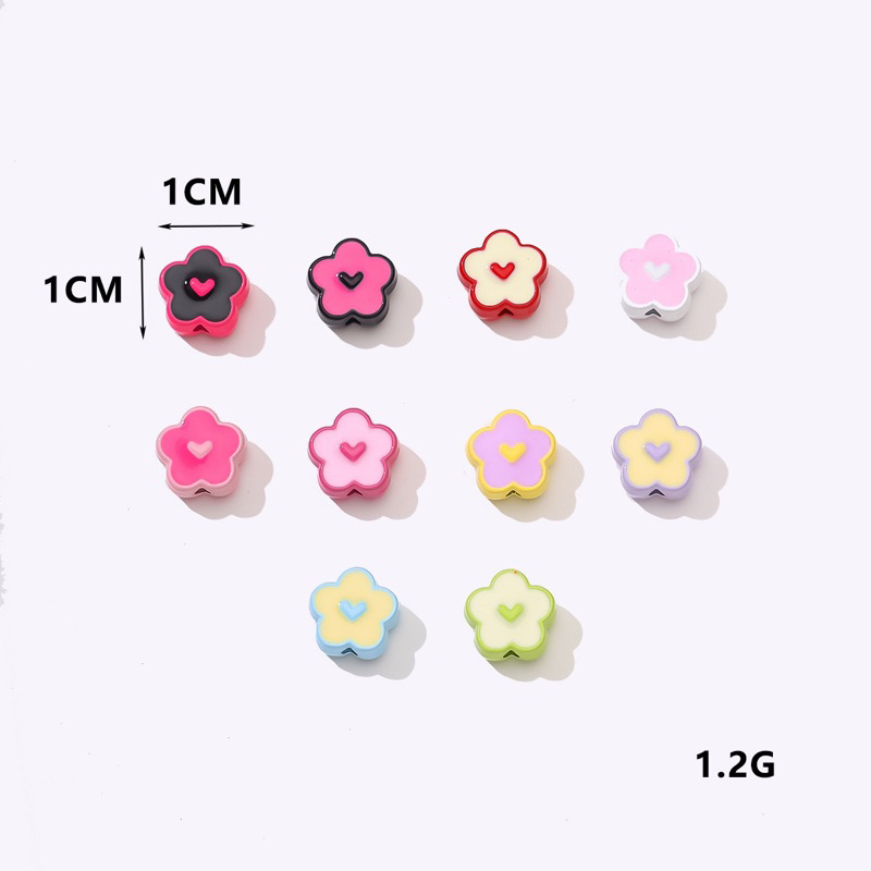 Jual (1Pcs) B64 Manik Besi Metal Alloy Bunga Daisy Love | Shopee Indonesia