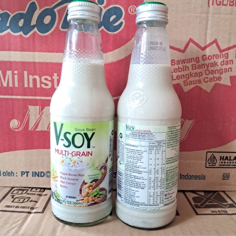 Jual V-SOY Soya Bean Milk Susu Kacang Kedelai 300 ml Vsoy Soya Bean ...