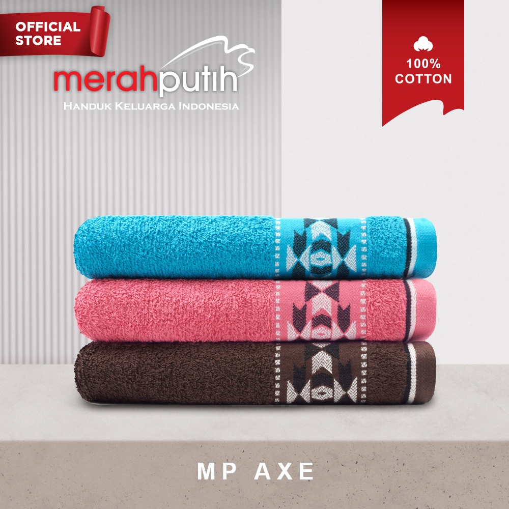 Jual Handuk Merah Putih MP AXE 50 x 100cm / Handuk Mandi / Handuk ...