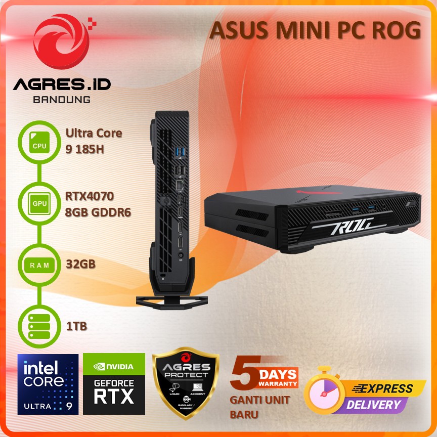 Jual ASUS MINI PC ROG ULTRA 9 185H RTX4070 32Gb 1TB | Shopee Indonesia