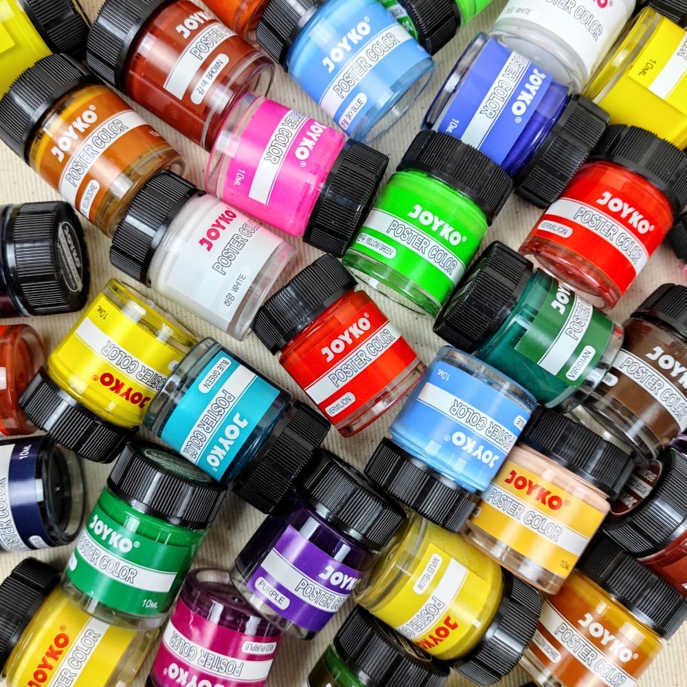 Jual JOYKO Poster Color Paint 10 ml / Cat Lukis Poster POC-10ML ...