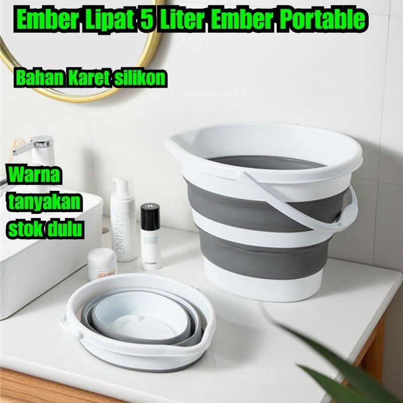Jual Ember lipat 5 liter ember portable ember travelling 5 L capacity ...