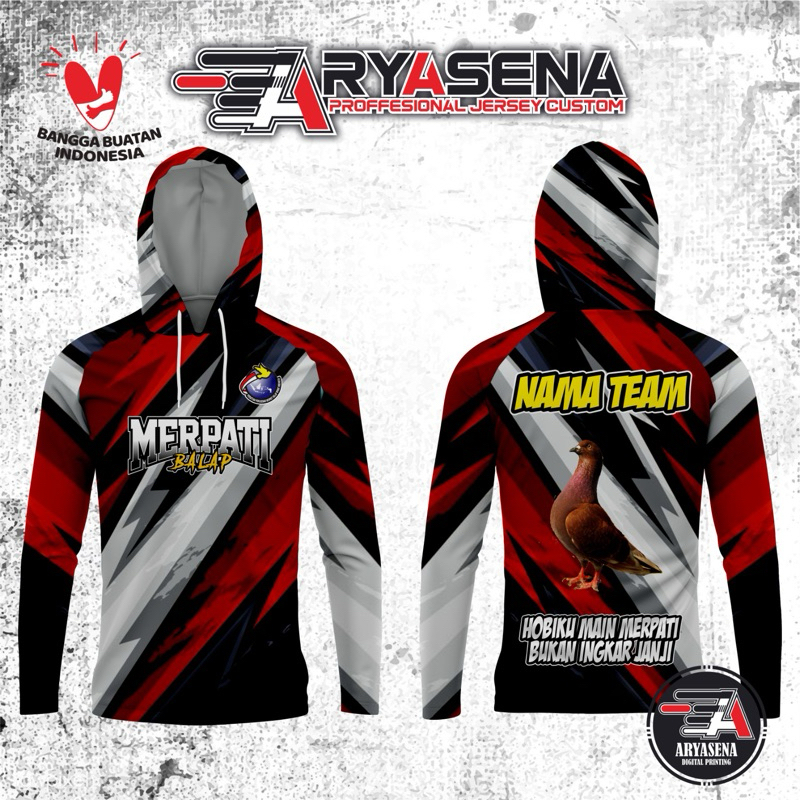 Jual jersey merpati balap custom desain | Shopee Indonesia