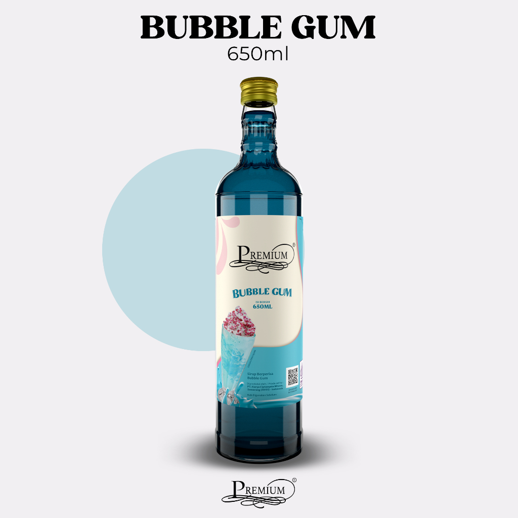 Jual Premium Syrup - Bubble Gum 650ml (Minuman Sirup untuk HORECA ...