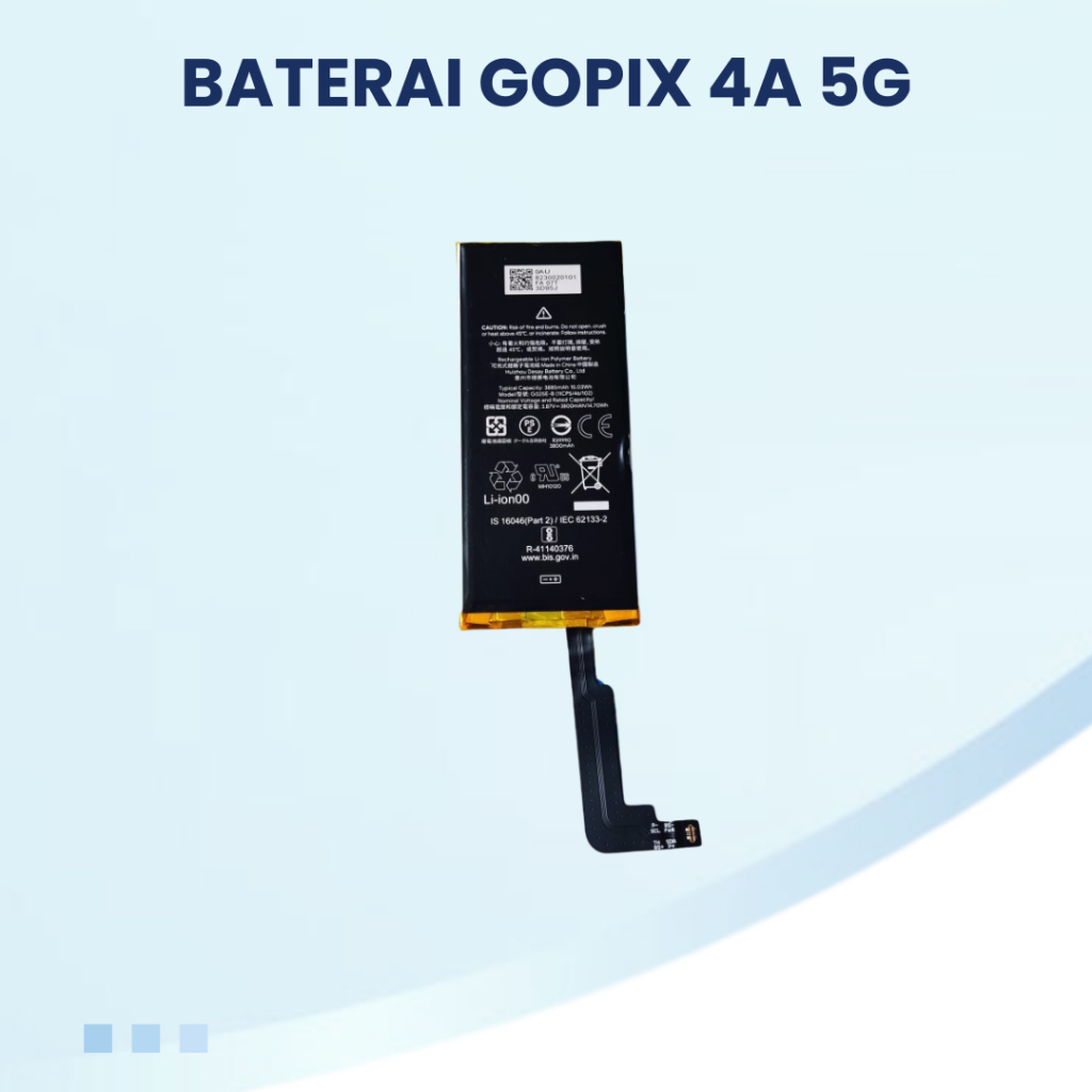 Jual SPAREPART BATERAI BATRE GOPIX GOOGLE PIXEL 4A 5G | Shopee Indonesia