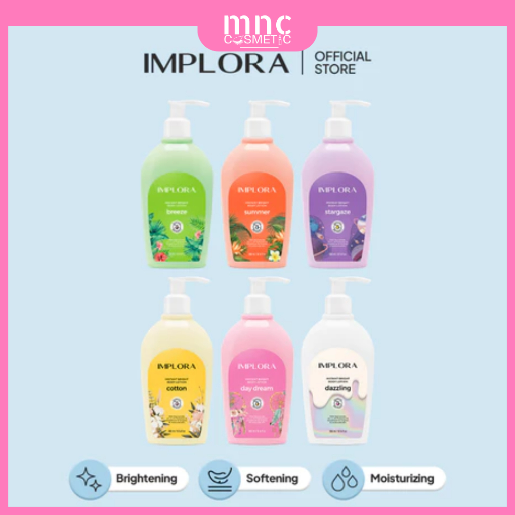 Jual IMPLORA Instant Bright Body Lotion 300ml | Shopee Indonesia