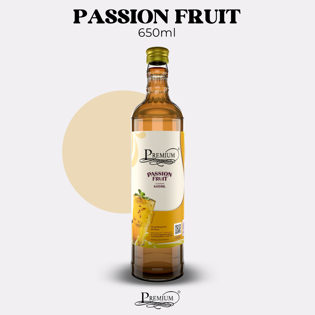 Jual Premium Syrup - Passion Fruit 650ml (Minuman Sirup untuk HORECA ...