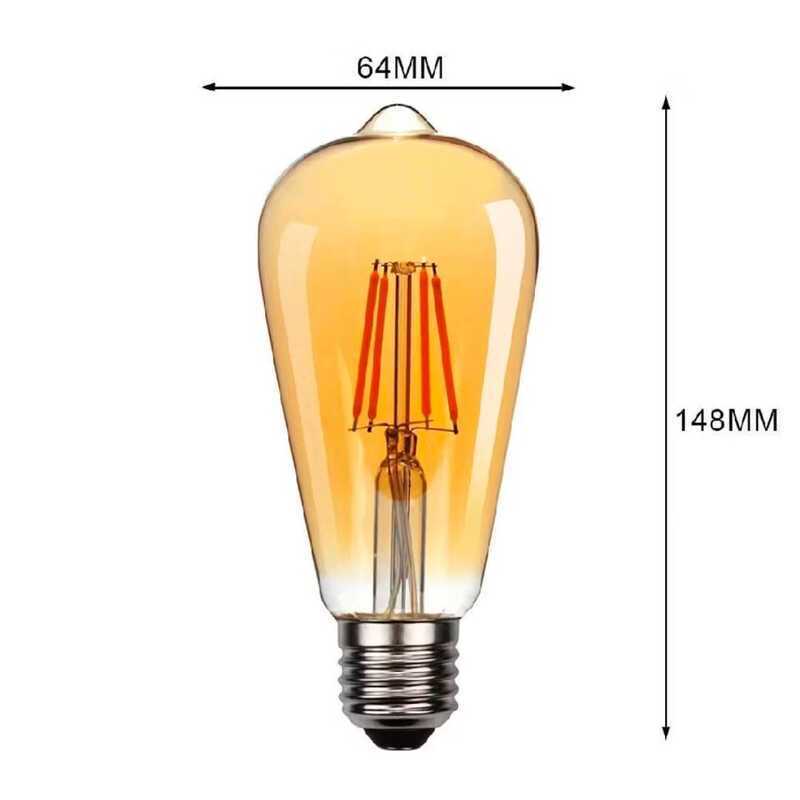 Jual Lampu Led Filamen 2W 4W Lampu Edison 2WATT 3WATT 4WATT / Lampu ...