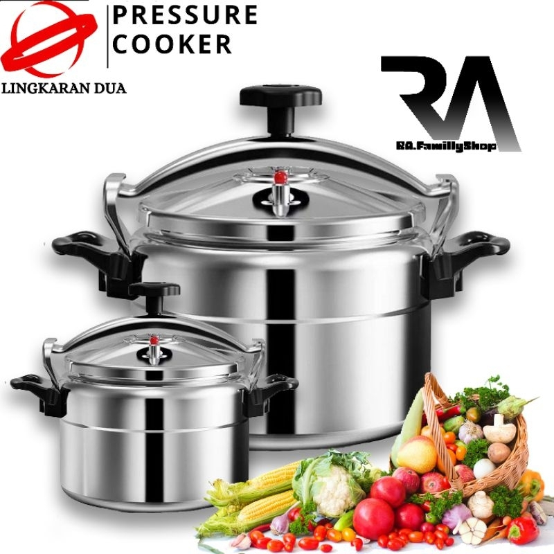 Jual Preassur Cooker 3L 4L 7L 11L 18L Lingkaran Dua Type C Panci Presto Daging Bahan Alumunium ...