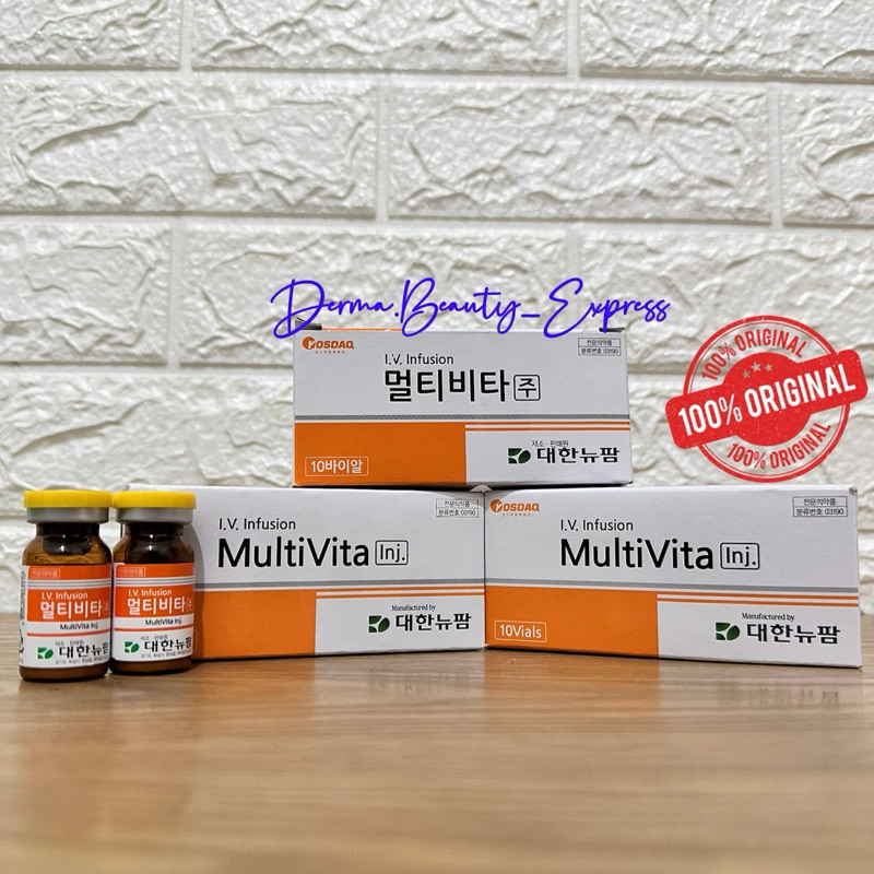 Jual MULTIVITA Multivitamin ABCDE Infus BoX Ecer ORIGINAL KOREA 100% ...