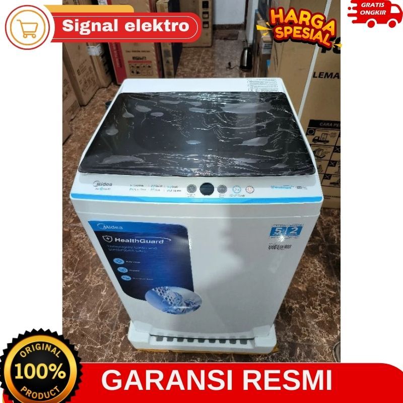 Jual MESIN CUCI Midea 7,5KG 1 tabung MA 100W75 GARANSI RESMI | Shopee ...
