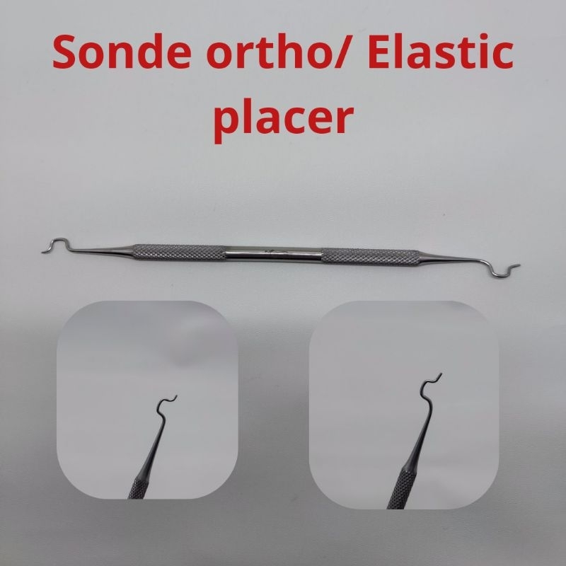 Jual Dental Elastic Placer Instrument Pasang Karet Ortho Behel | Shopee ...