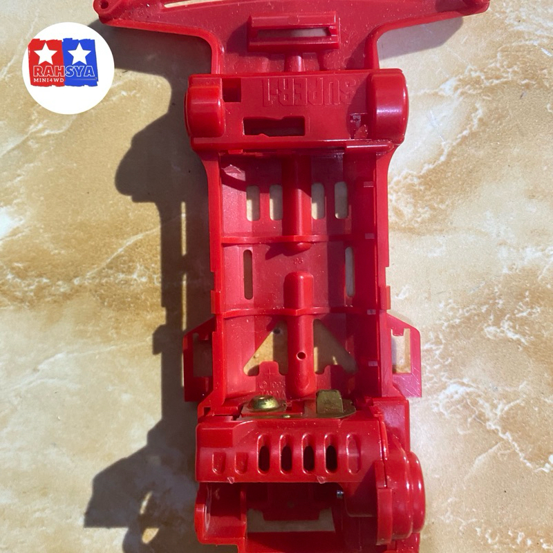 Jual Tamiya Chassis Sasis Super 1 / Superone Merah Original loss kit ...