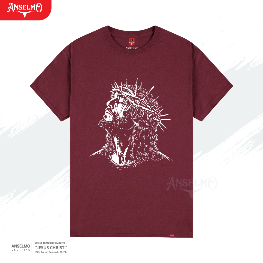 Jual Kaos Rohani Kristen - Jesus Christ - 100% Cotton Combed - Kaos ...