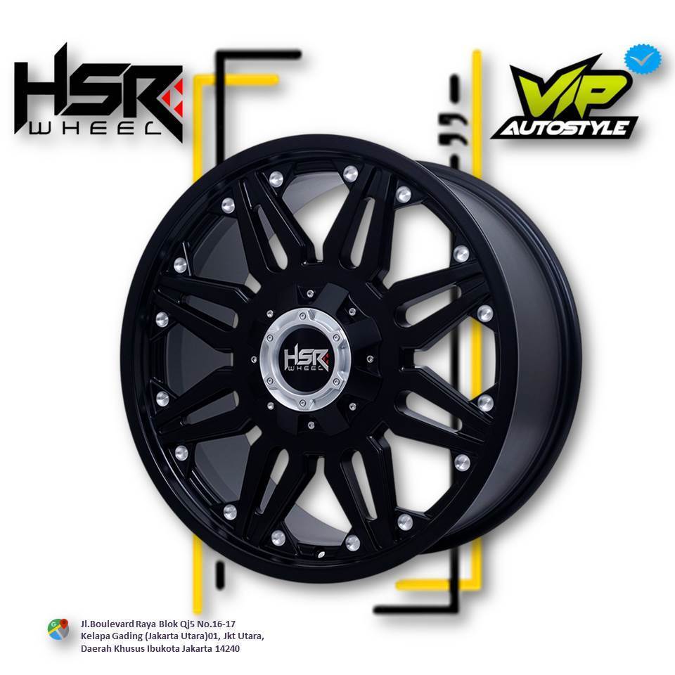 Jual HSR Velg Mobil - Desain Eksklusif R20 Pajero Sport Strada Hardtop ...