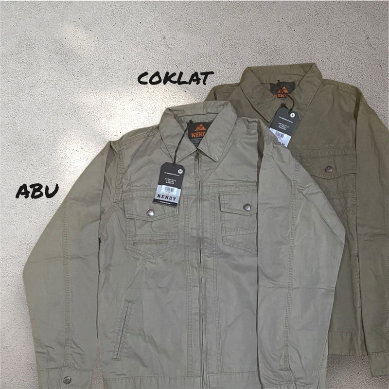 Jual KENDY | JAKET | PAKAIAN PRIA LENGAN PANJANG | LEHER KERAH | FULL ...