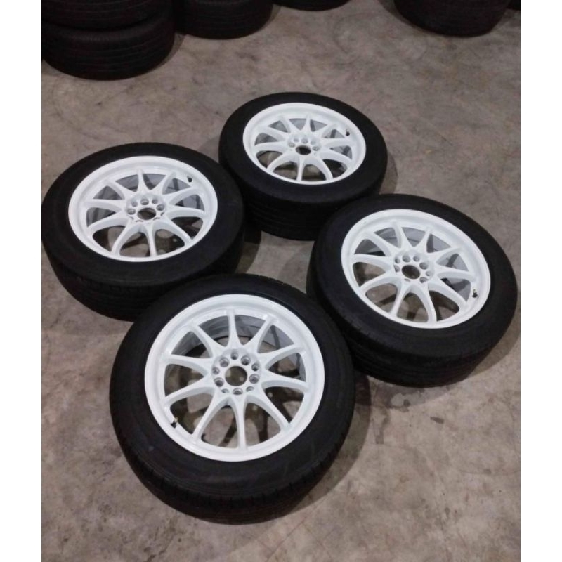 Jual ORIGINAL VELG VOLK RAYS CE28 WHITE MADE IN JAPAN | Shopee Indonesia