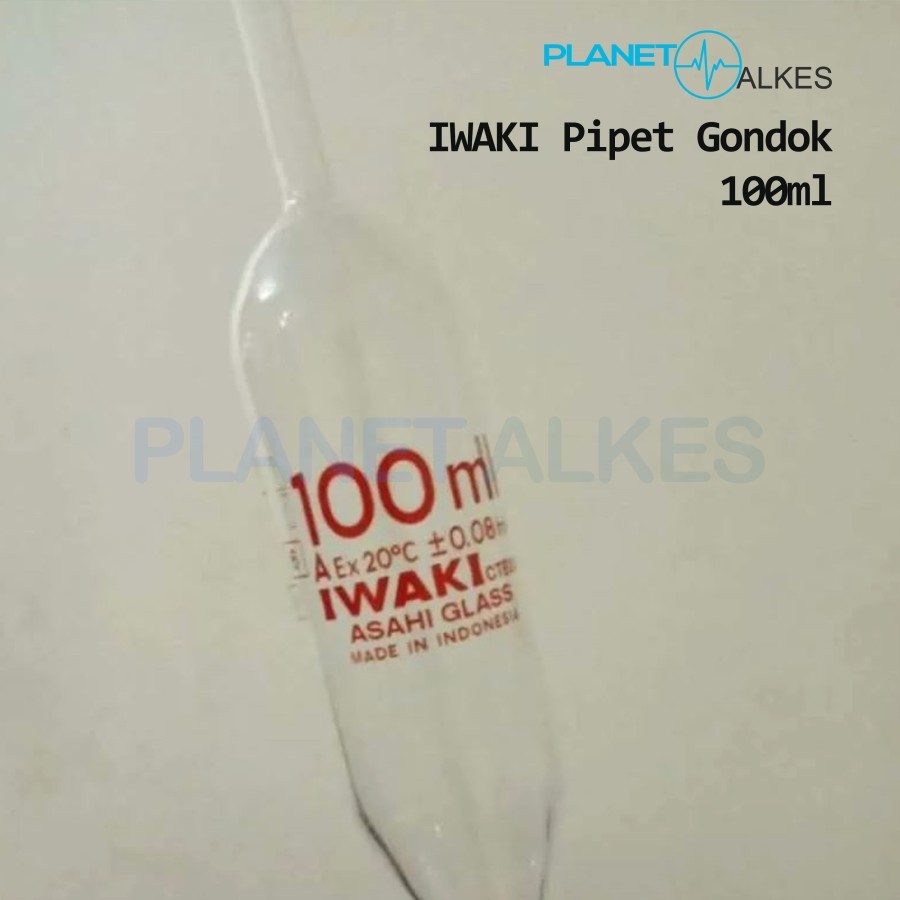 Jual Pipet Gondok, Pipet Volume IWAKI Volumetric Pipette 100ml, 50ml ...