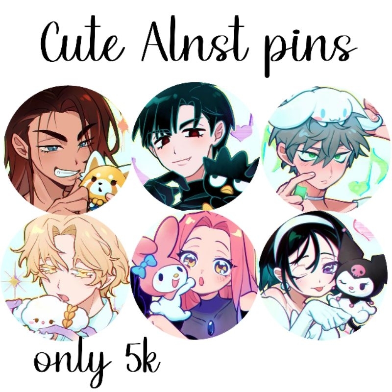 Jual (LIMITED) Alnst x Sanrio Pins | Shopee Indonesia