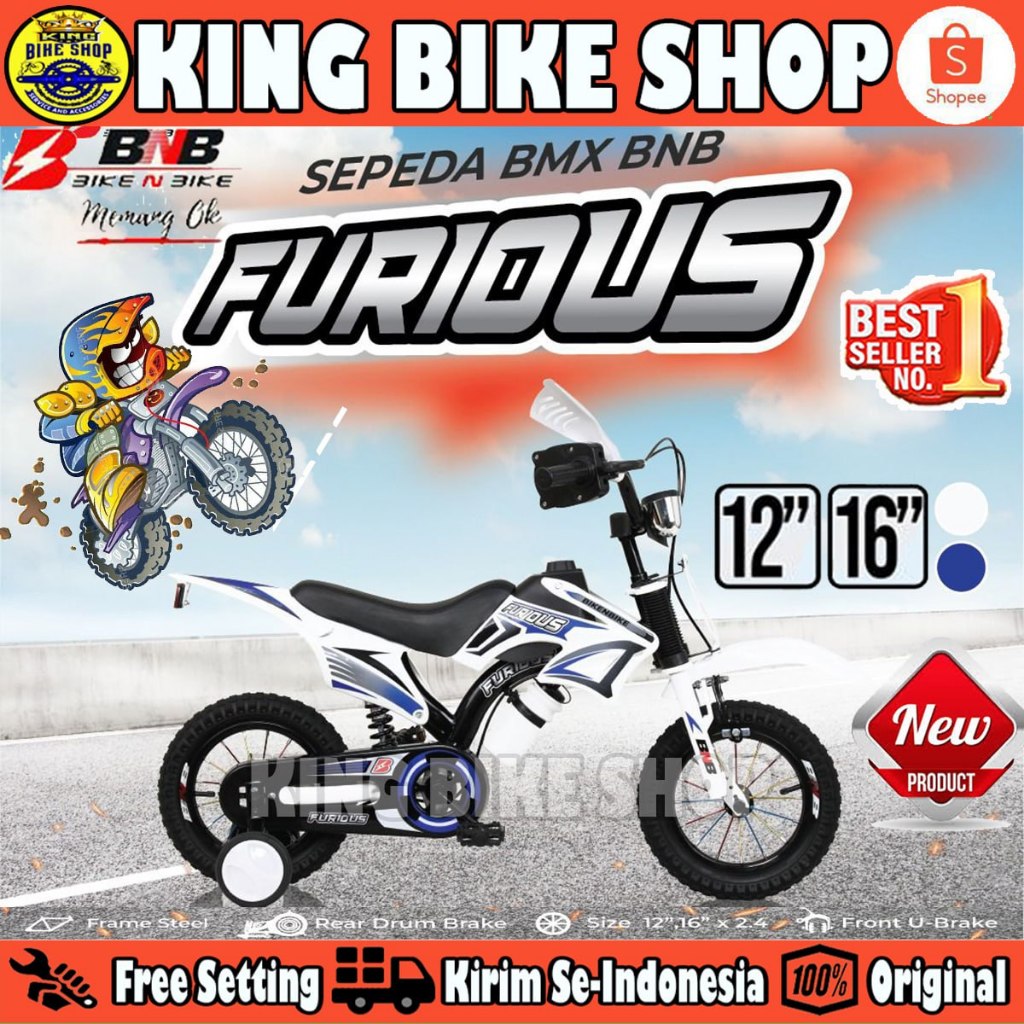 Jual Sepeda Anak Laki BMX BNB GP//BNB FARIOUS//CL 9925//CL 9926 ...