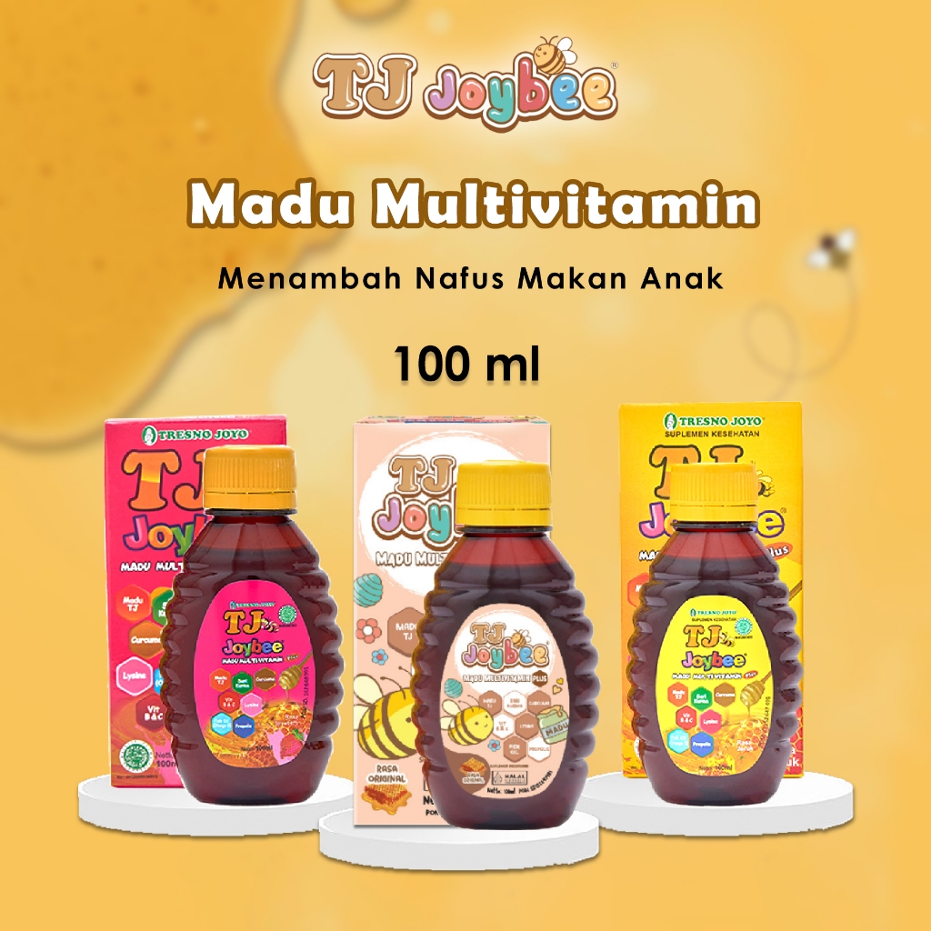 Jual Bisa COD TJ JOYBEE MADU MULTIVITAMIN ORIGINAL RASA JERUK/ORIGINAL ...