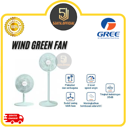 Jual Kipas Gree Wind Green Fan Gree - GCF-12IGN/GCF14IGN | Shopee Indonesia