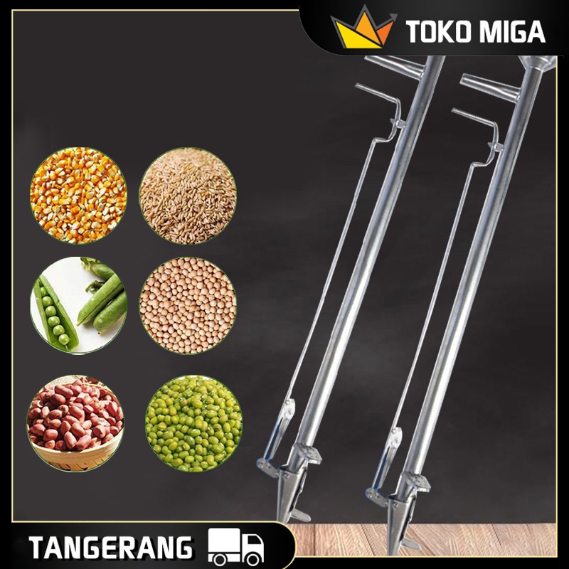 Jual Alat Tanam Jagung Kacang Tanah Kedelai Benih Ergonomis Simple ...