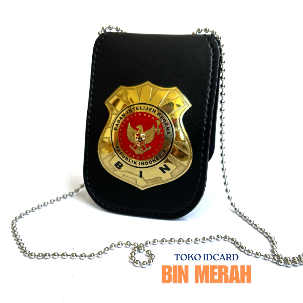 Jual Dompet ID Card Kalung Lencana KTA logo BIN terbaru | Shopee Indonesia