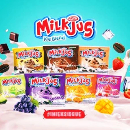 Jual Milk Jus Renceng 10x25gr Milkjus Minuman Serbuk Rasa Coklat Dan ...