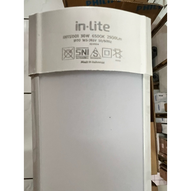 Jual Kap Lampu RM T8 Integrated 36 Watt Inlite INTE001 6500K White ...