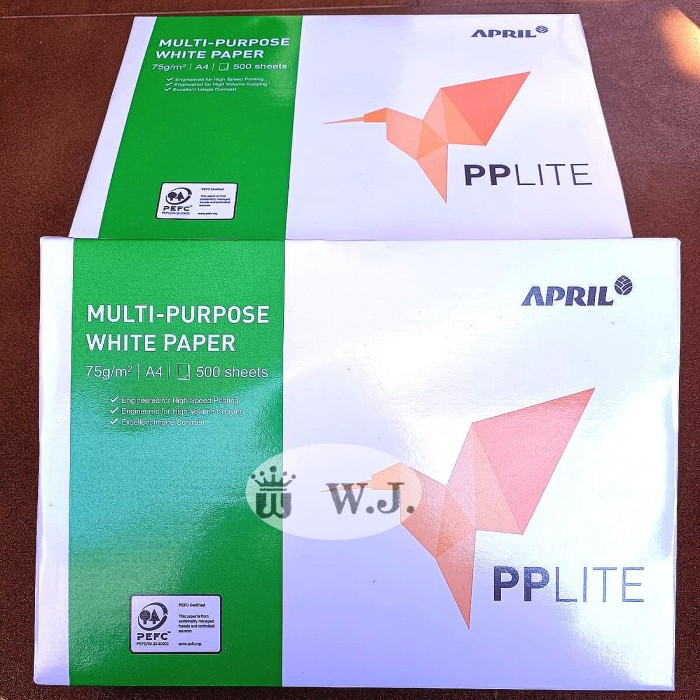 Jual KERTAS HVS A4 75 GRAM PP LITE HVS 1 RIM 500 LEMBAR | Shopee Indonesia