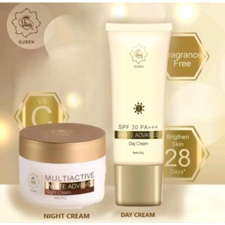 Jual Viva Queen Multiactive White Advance Night Cream | Day Cream SPF ...