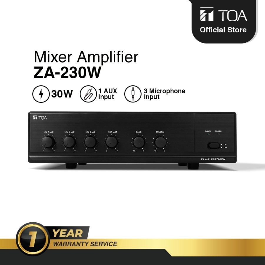 Jual AMPLIFIER MIXER TOA ZA-230W 30W ORIGINAL | Shopee Indonesia