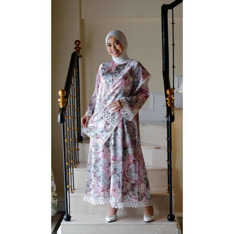 Jual Bainai Salempang Mom Long Dress ( Dress Hari Raya 2025, Kaftan ...