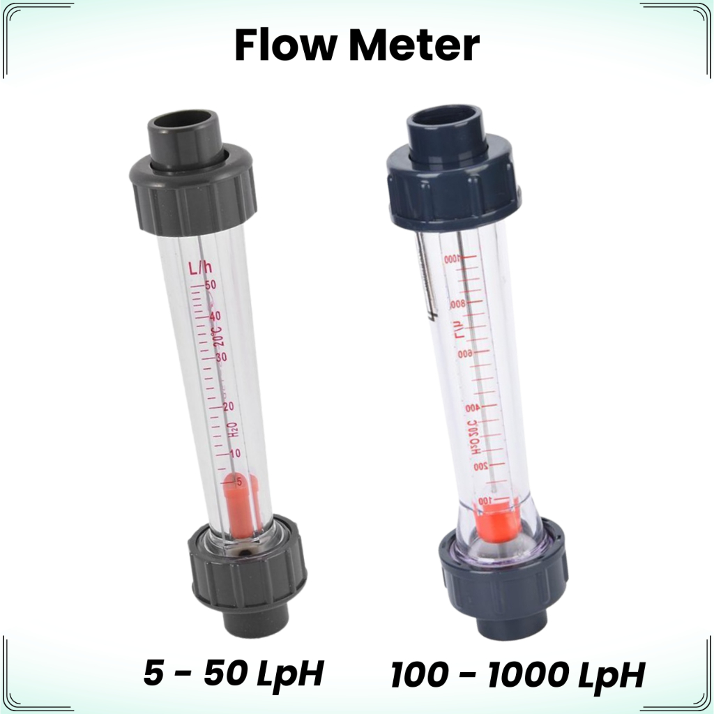 Jual Water Flow Meter L/H 5 - 50 Alat Pengukur Aliran Air Debit 100 ...