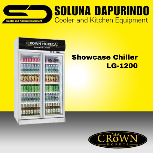 Jual CROWN Showcase Chiller LG-1200 / LG 1200 / LG1200 | Shopee Indonesia